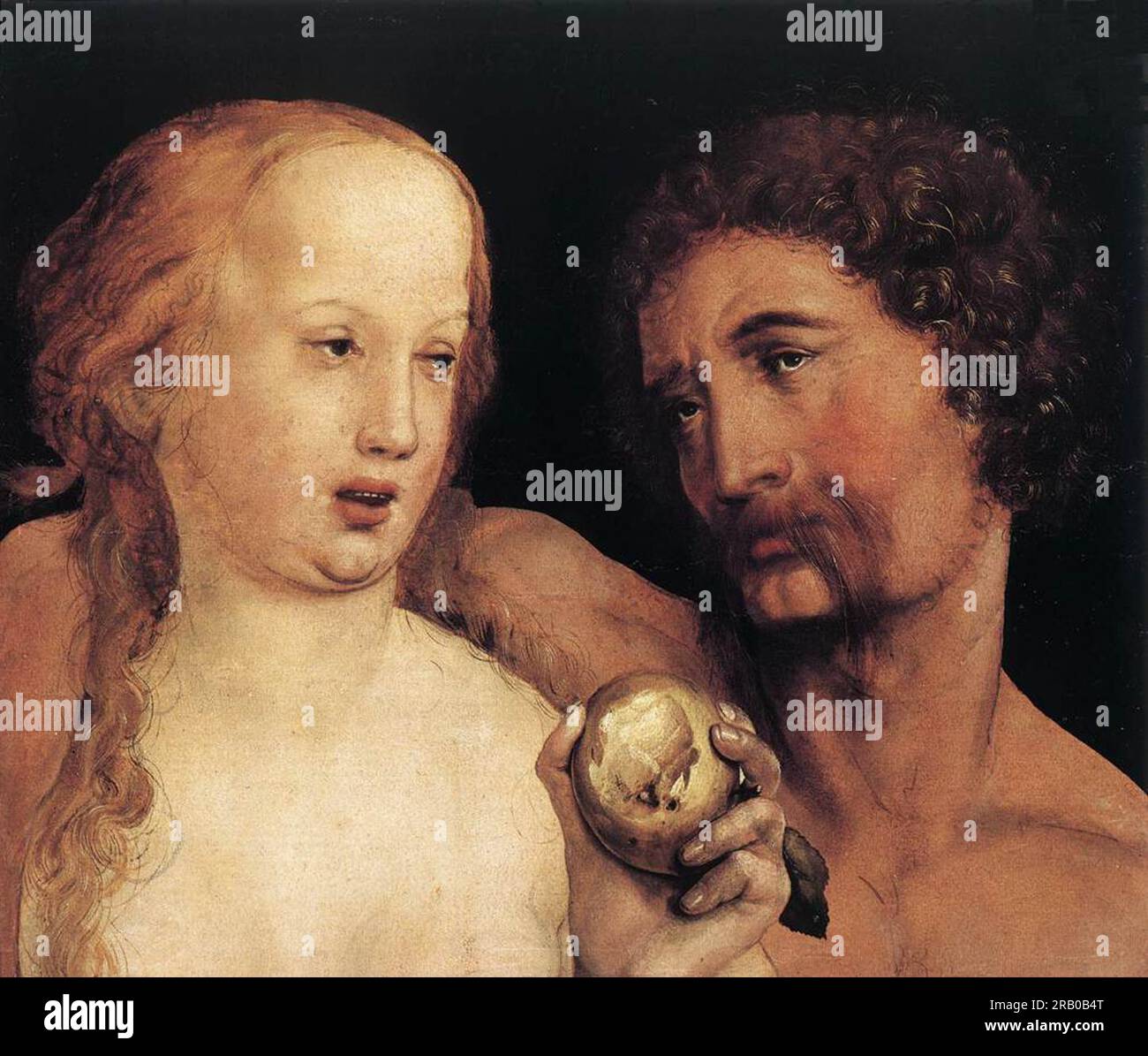 Adam and eve 1517 by hans holbein hi-res stock photography and images ...