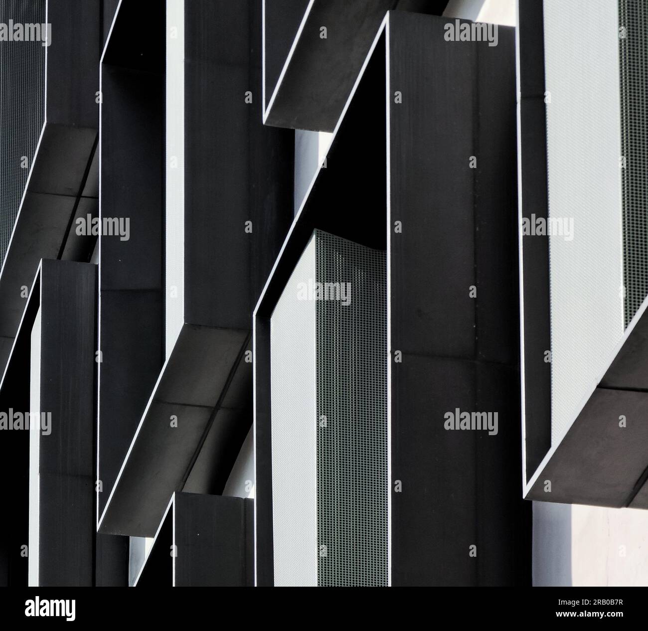 Geometric building exterior minimalist architecture modern window ...