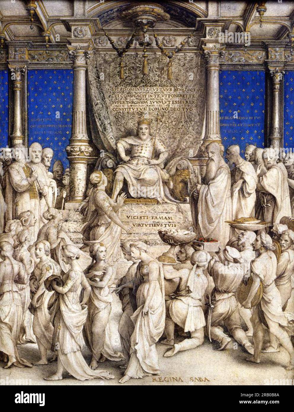 Solomon and the Queen of Sheba c.1535; Germany by Hans Holbein the ...