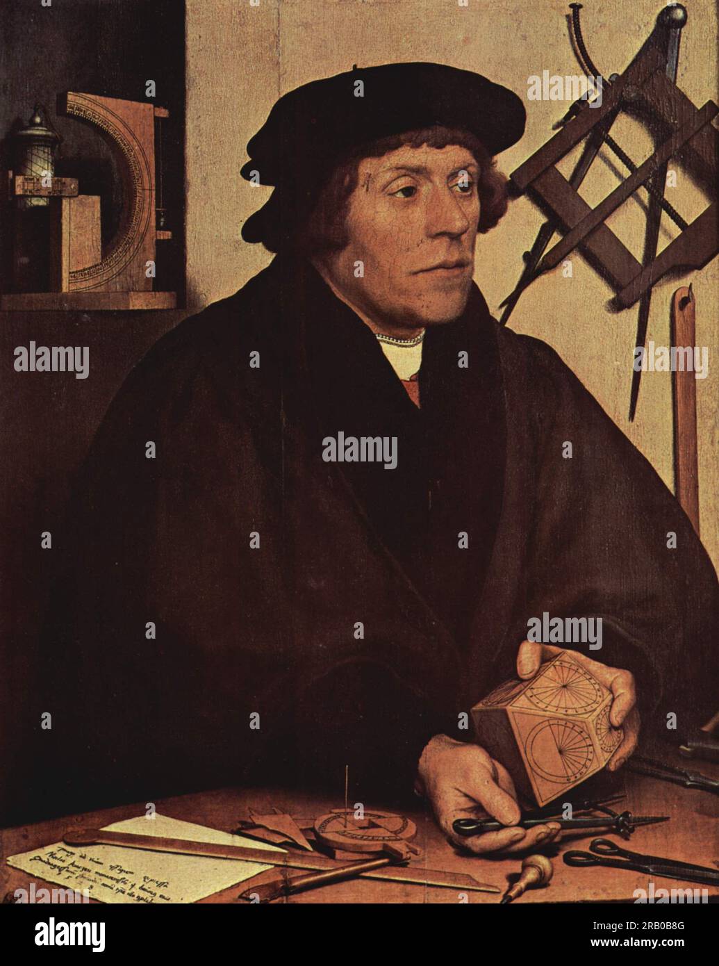 Portrait of Nicholas Kratzer 1528; Germany by Hans Holbein the Younger ...
