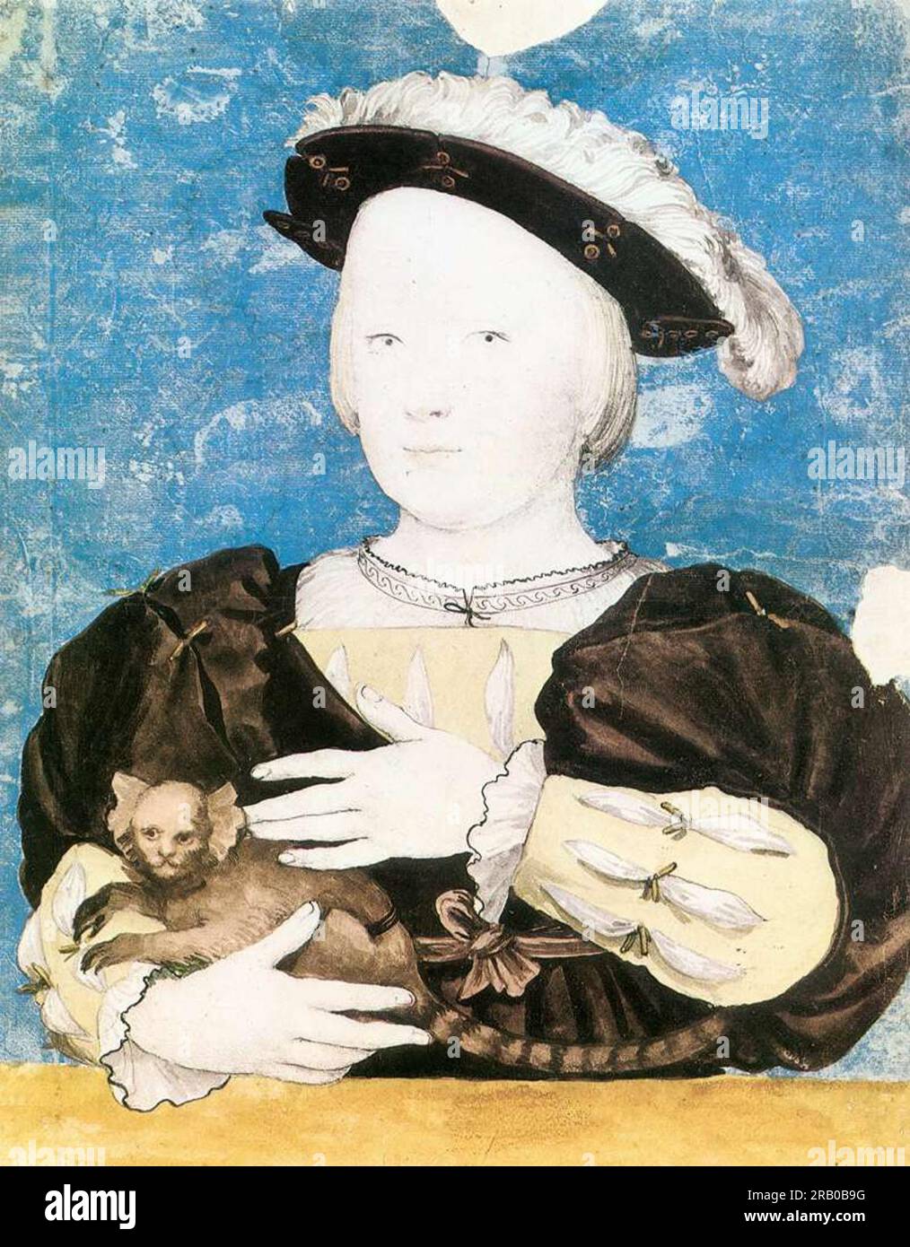 Edward, Prince of Wales, with Monkey c.1541; Germany by Hans Holbein ...
