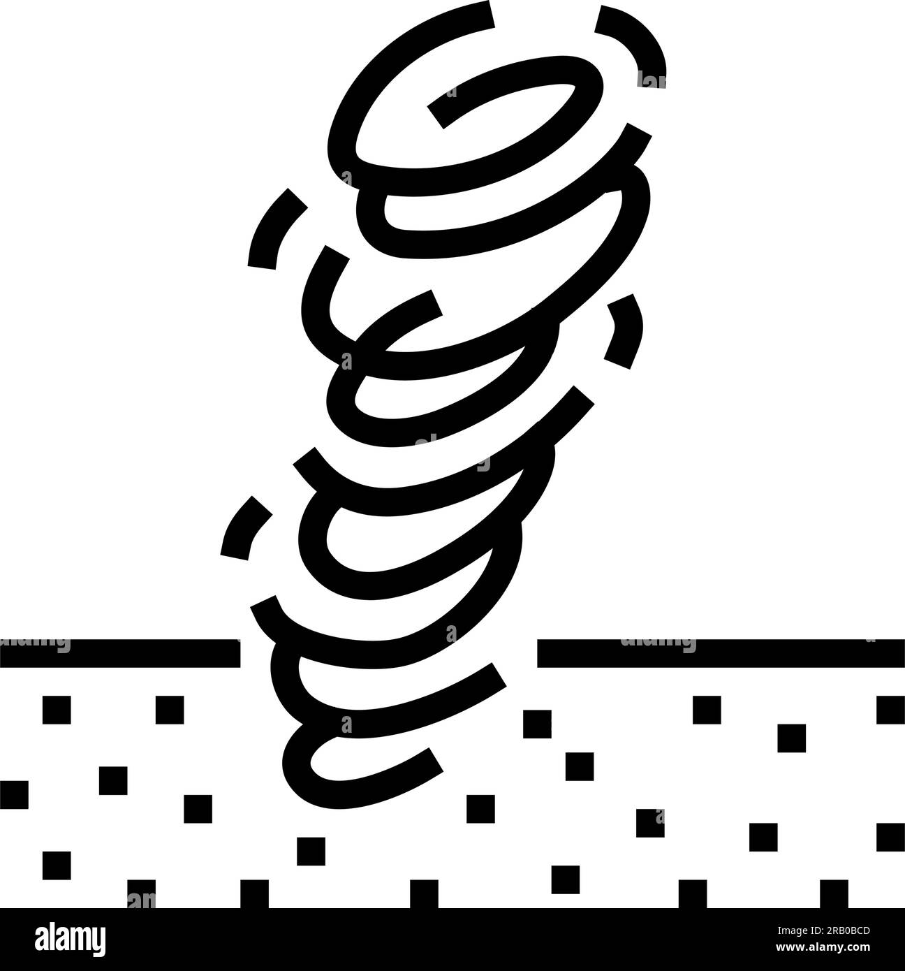 Dust devils Stock Vector Images - Alamy