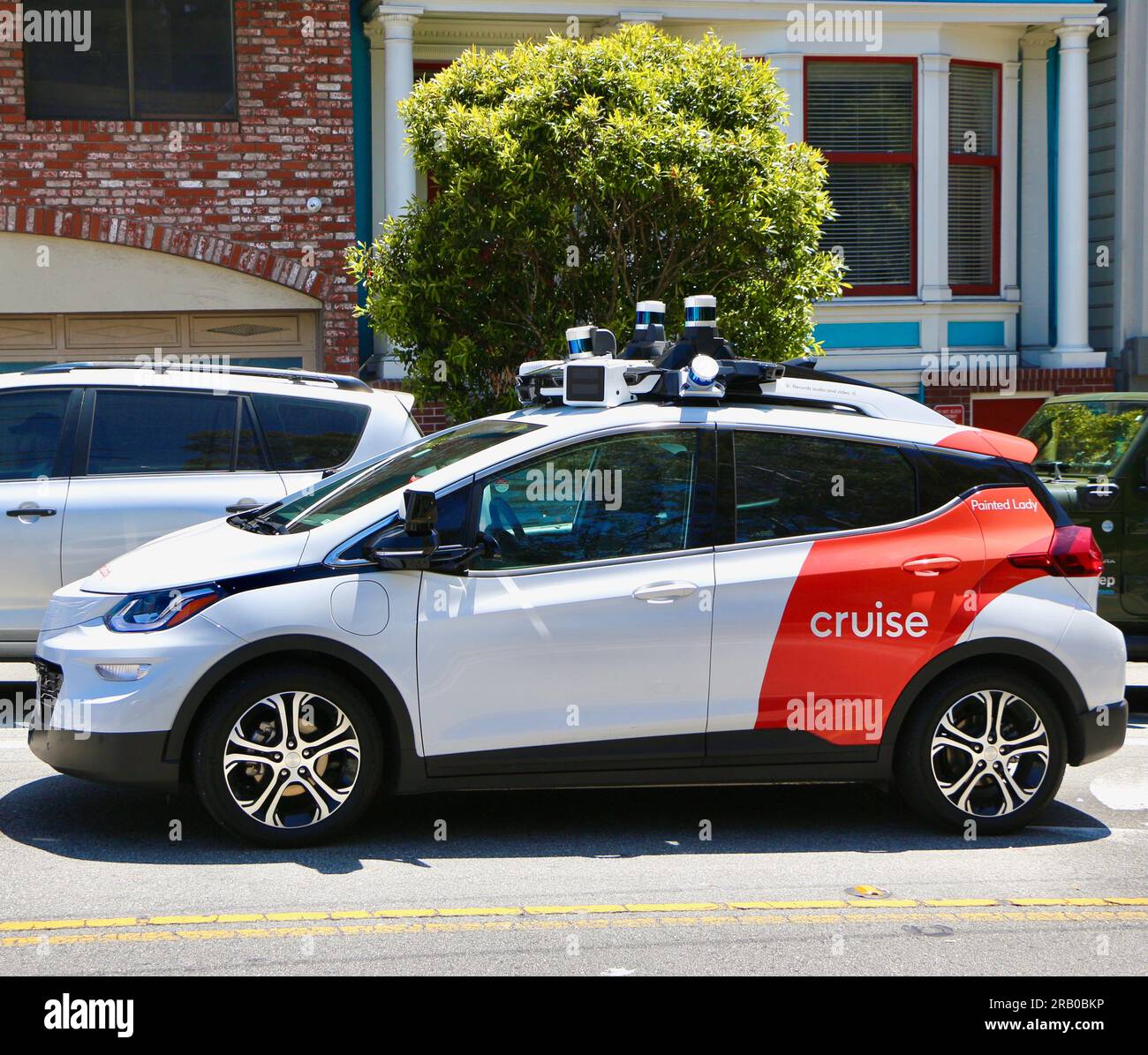 Self driving electric vehicle hi-res stock photography and images - Alamy