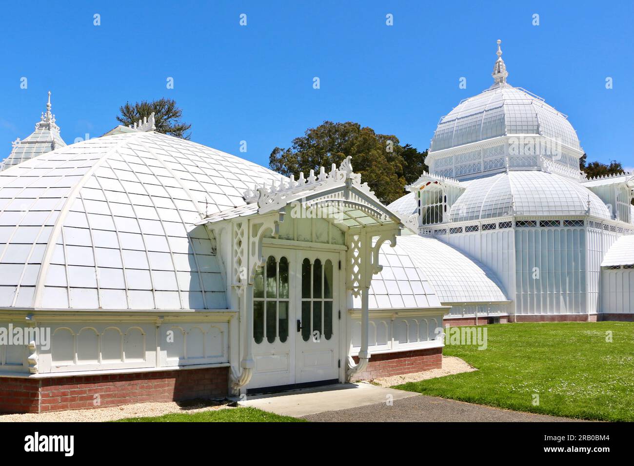 Historic Conservatory of Flowers Victorian greenhouse built in 1879 in ...