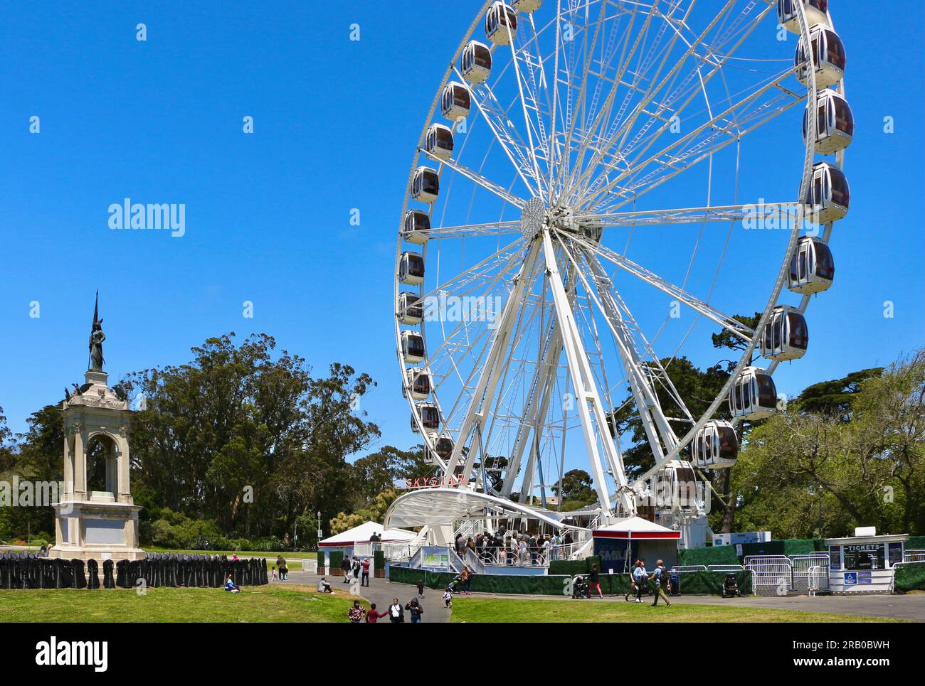 SkyStar Wheel Francis Scott Key monument and Monumental Reckoning ...