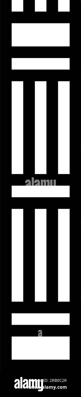 fuel assembly nuclear energy line icon vector illustration Stock Vector ...