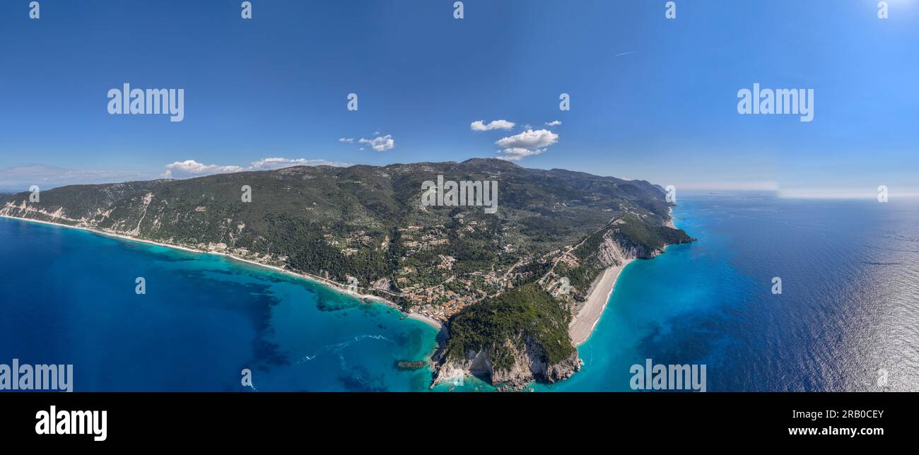 Mylos beach on the island of Lefkada in Greece Stock Photo - Alamy
