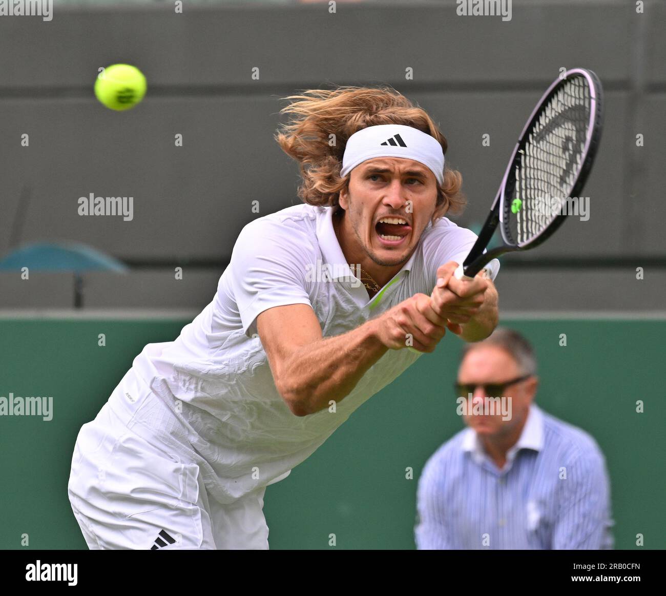 Alexander zverev wimbledon 2023 hi-res stock photography and images - Alamy