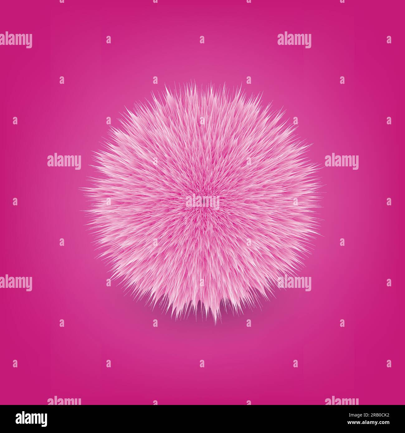 Globe Design - Furry Sphere on Purple Background Stock Vector Image ...