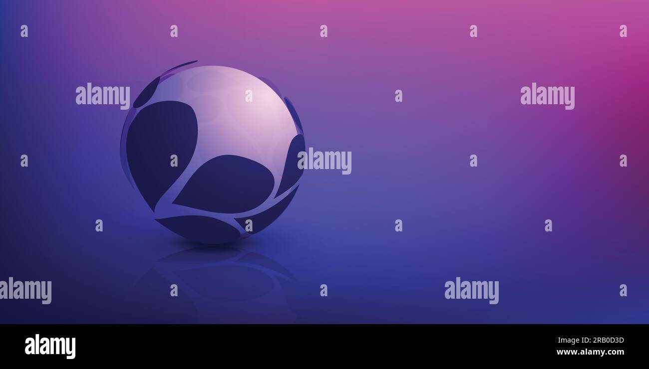 Petal Patterned Surface Around a Pearl - Abstract Globe Design Layout ...