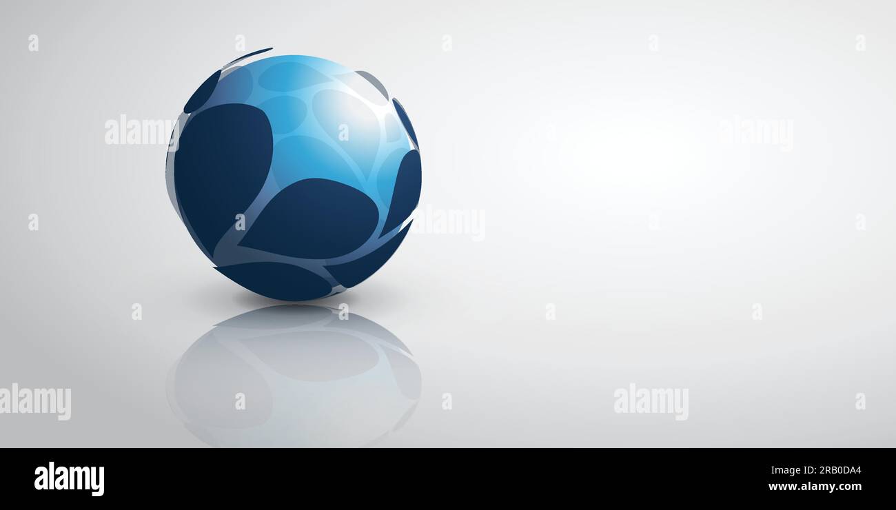 Petal Patterned Surface Around a Pearl - Abstract Globe Design Layout ...