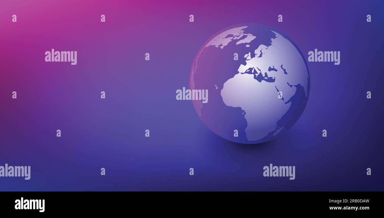 Earth Globe Design - Global Business, Technology, Globalisation Concept ...