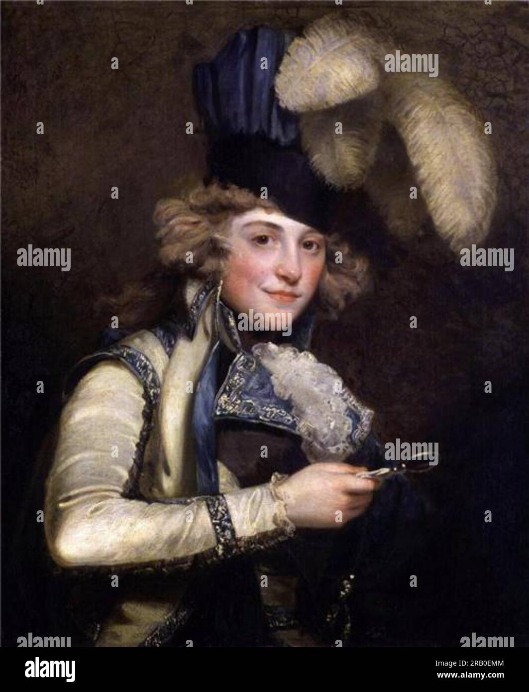 Portrait of Dorothy Jordan as Hypolita 1791 by John Hoppner Stock Photo ...