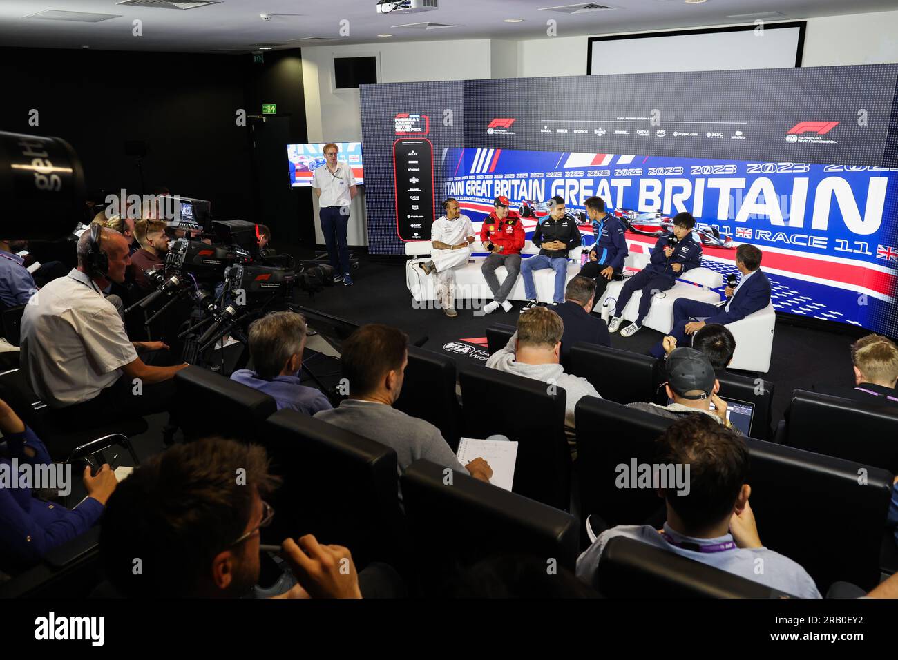 press conference backstage HAMILTON Lewis (gbr), Mercedes AMG F1 Team ...