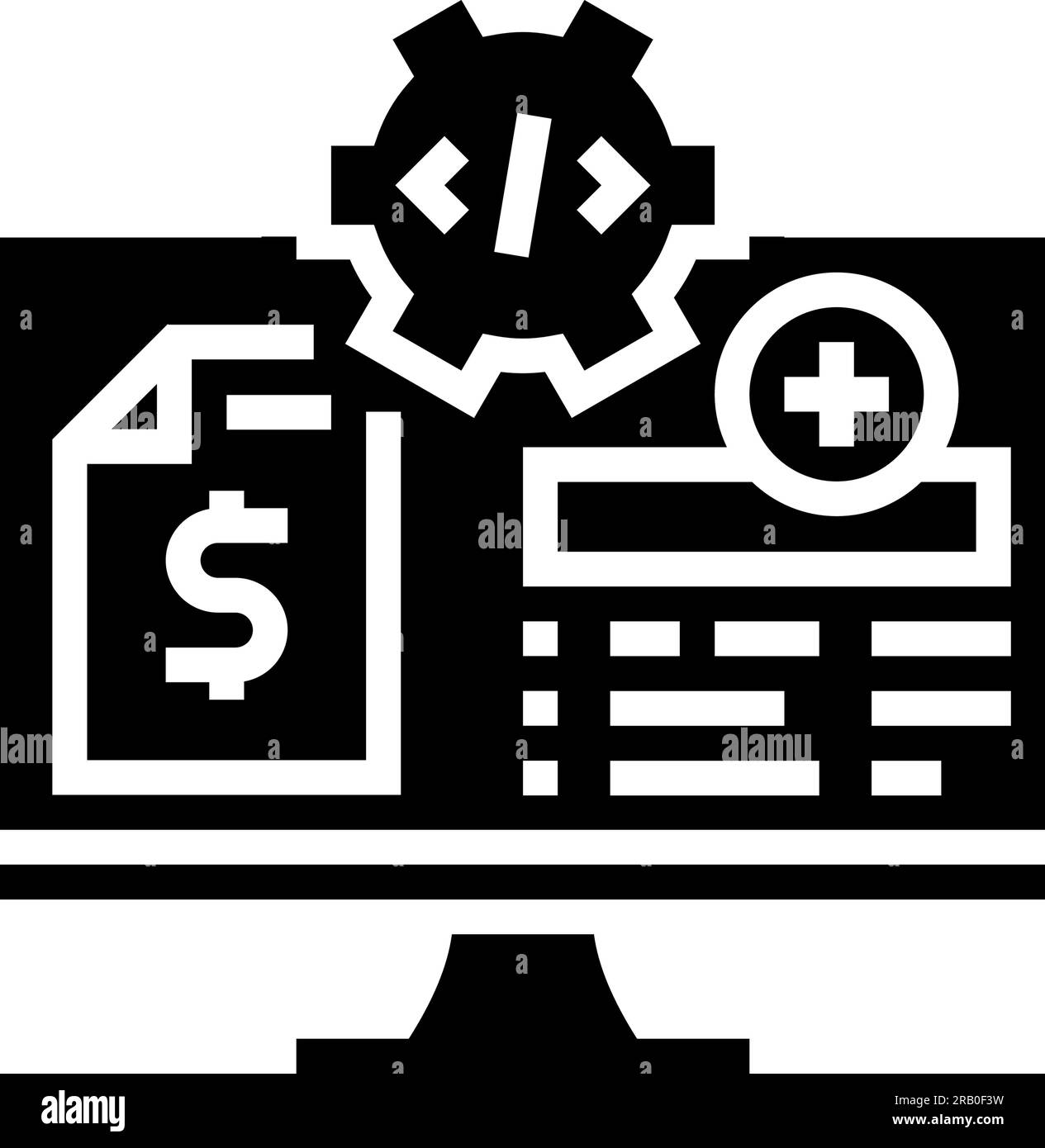 Medical computer billing Stock Vector Images - Alamy