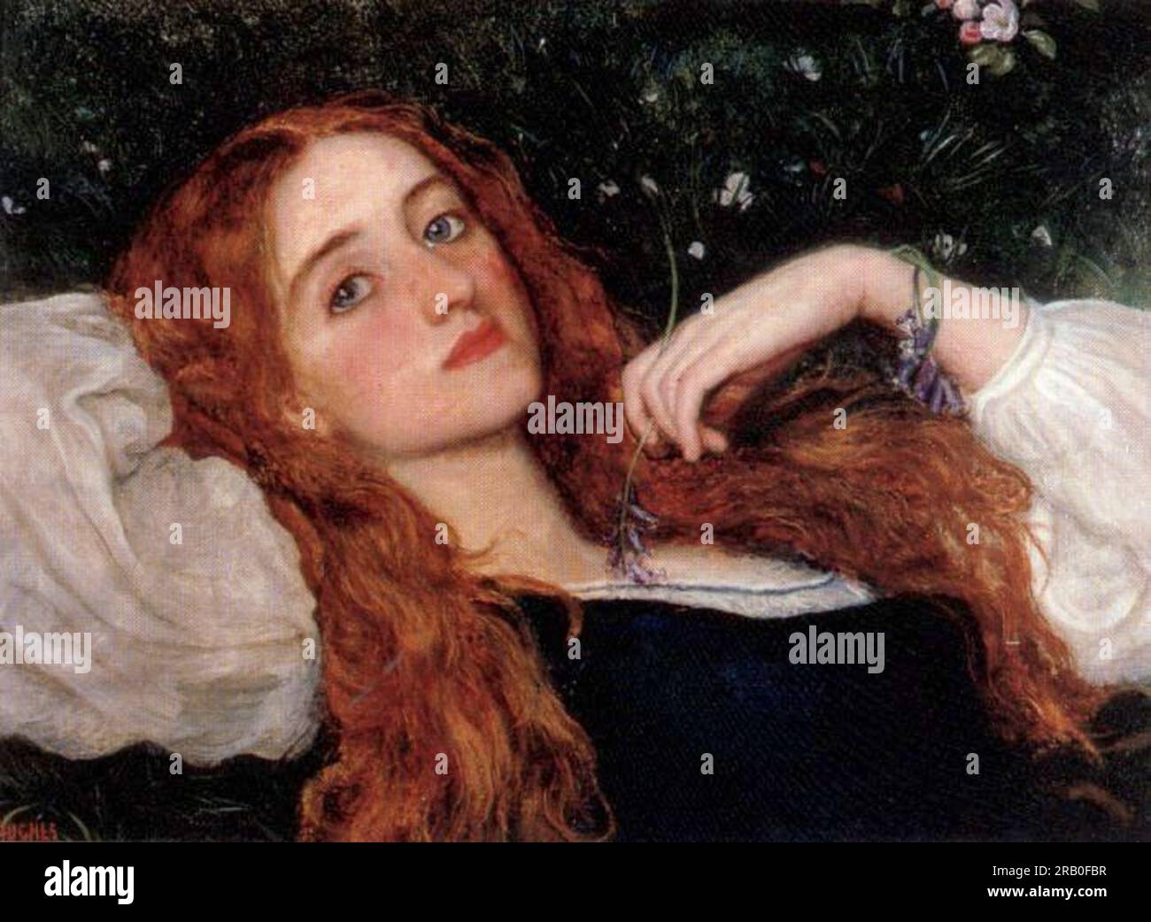 Arthur hughes in the grass hi-res stock photography and images - Alamy