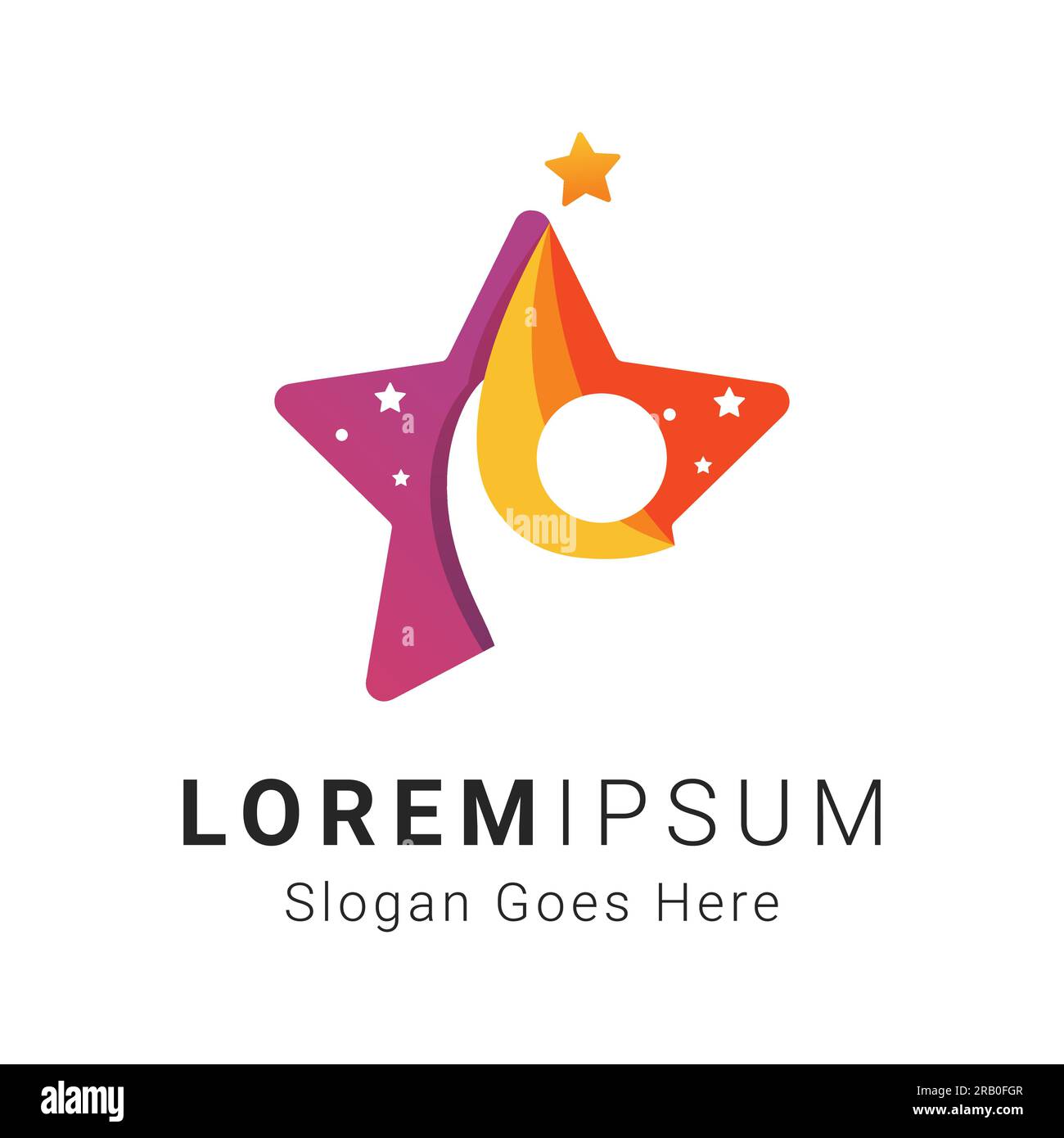 Reaching Dream Super Star Logo Design Achievement Star Logo Stock Vector Image & Art - Alamy