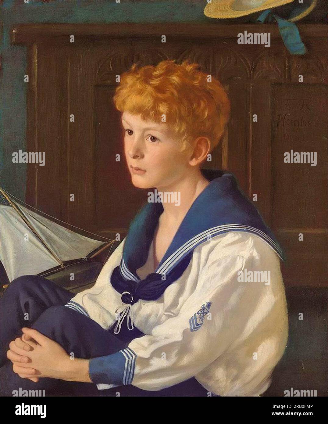 Charles Edward Leith-Hay Clark by Edward Robert Hughes Stock Photo - Alamy