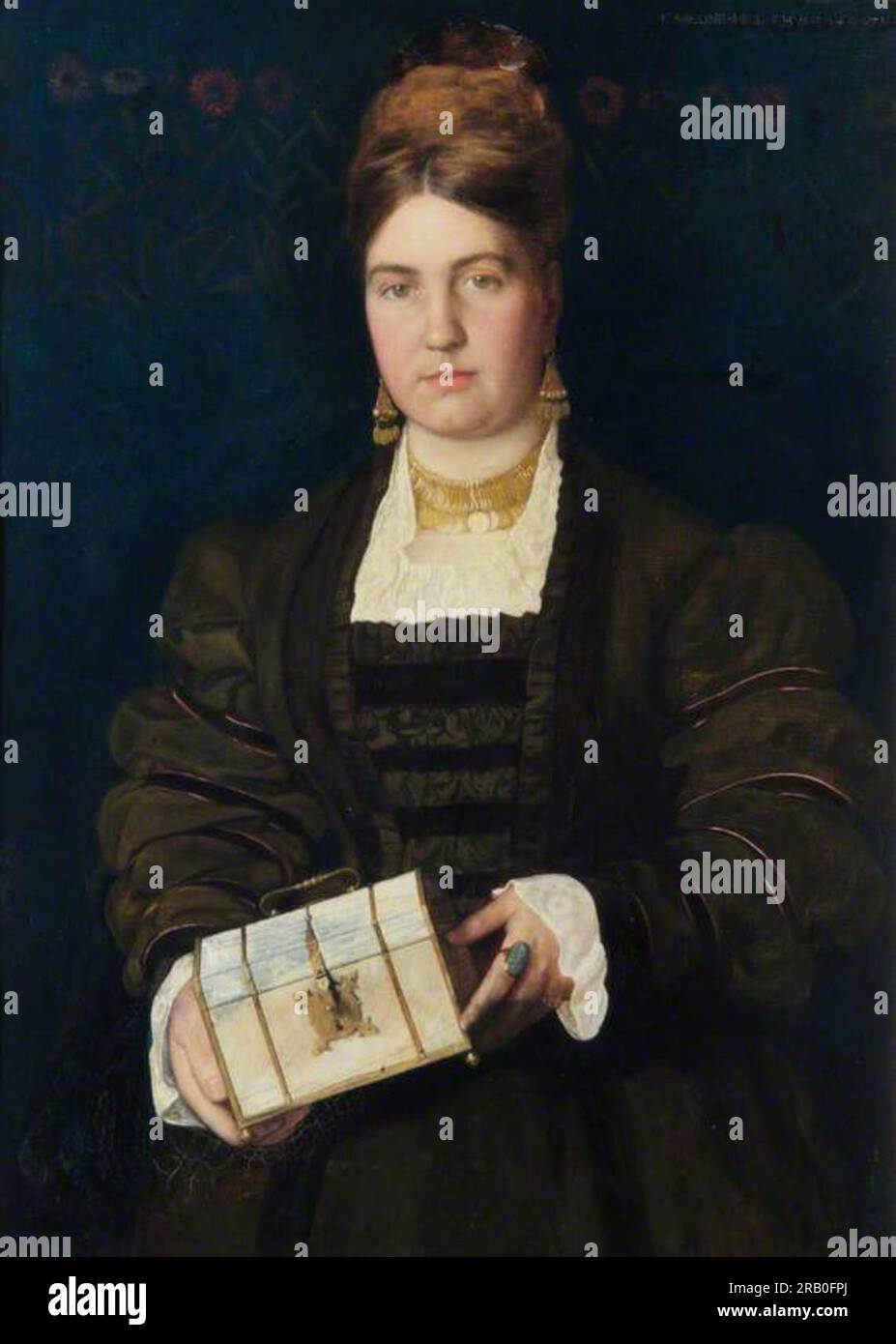 Caroline Hill by Edward Robert Hughes Stock Photo - Alamy