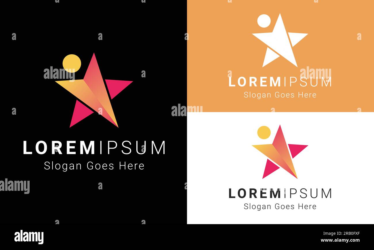 Super Star Logo Color Star Logotype Reach star Stock Vector Image & Art - Alamy