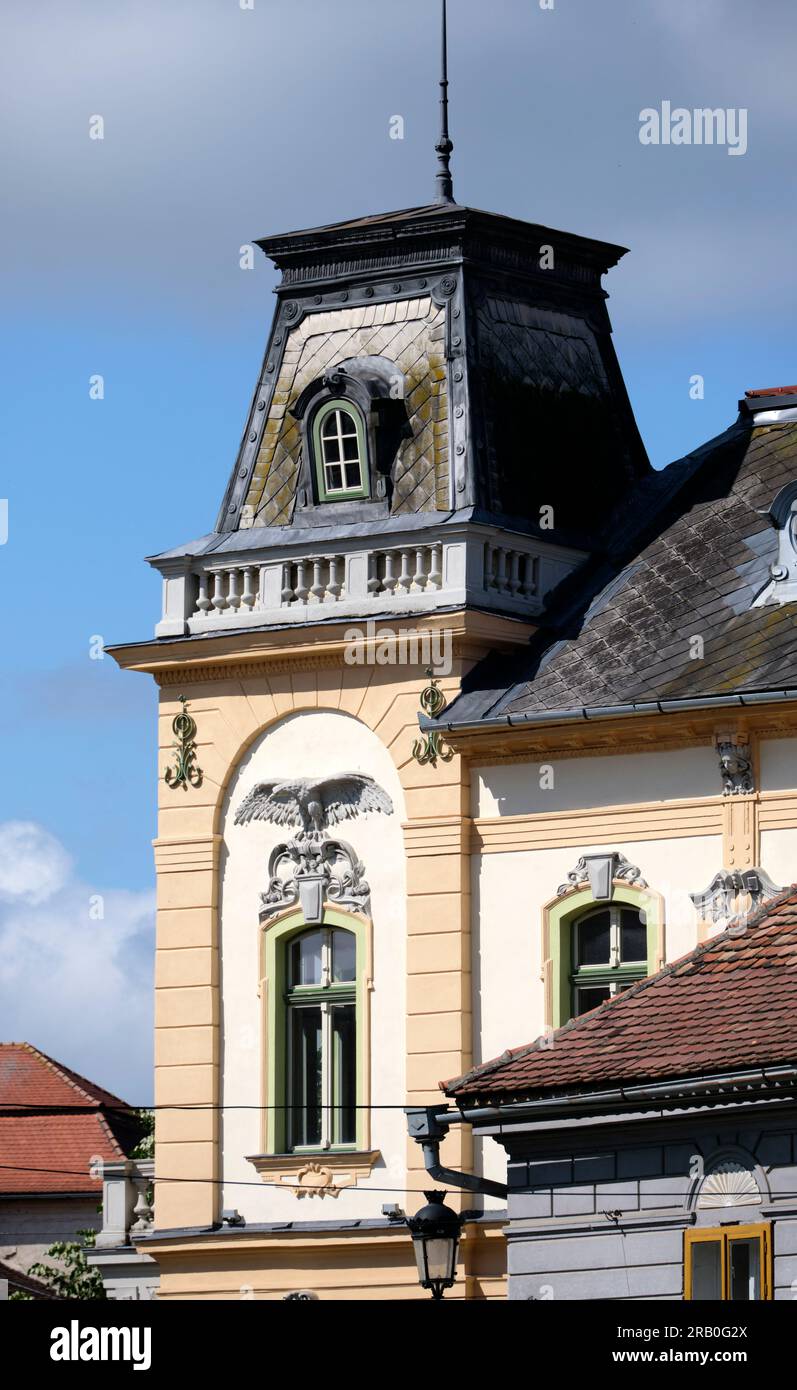 The historic town centre of Mediaș/Mediasch Stock Photo - Alamy