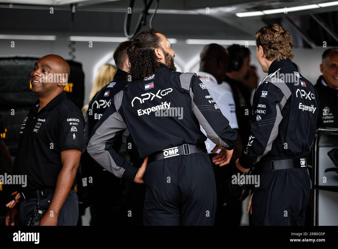 Silverstone, Royaume Uni. 06th July, 2023. APEX APXGP fictional team ...