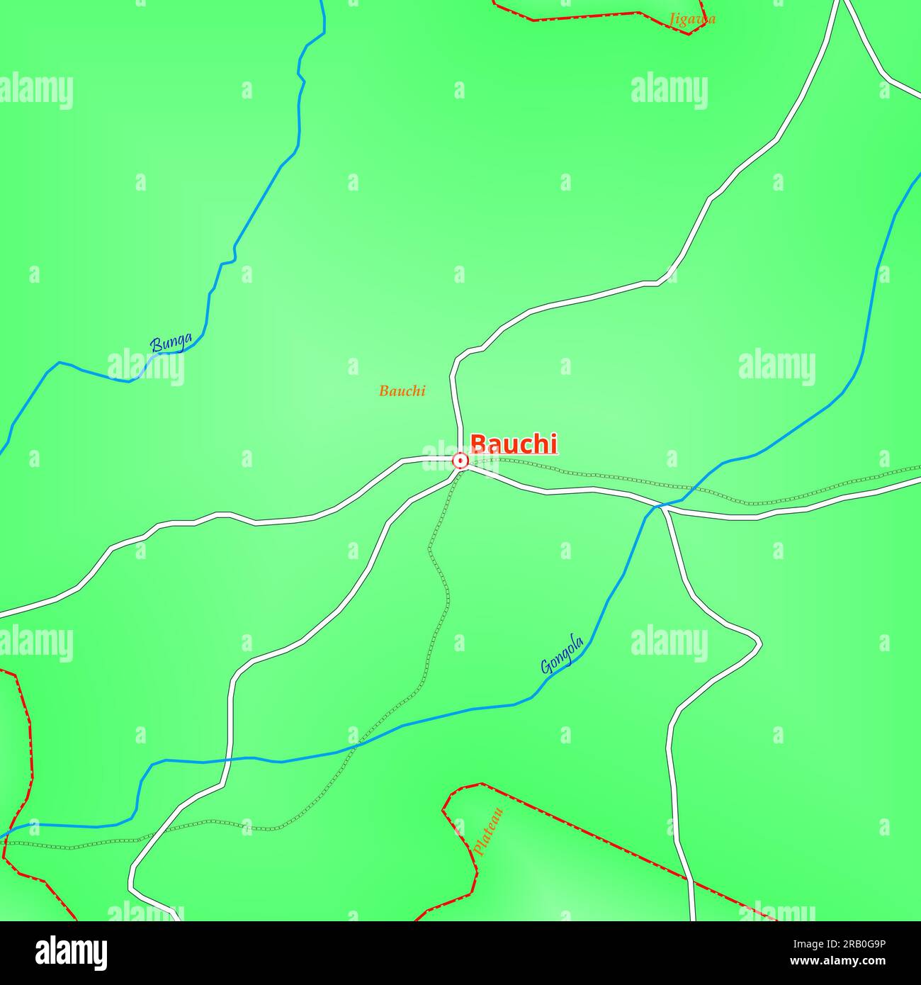 Bauchi map hi-res stock photography and images - Alamy