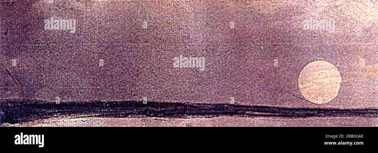 Twilight 1855 by Victor Hugo Stock Photo - Alamy