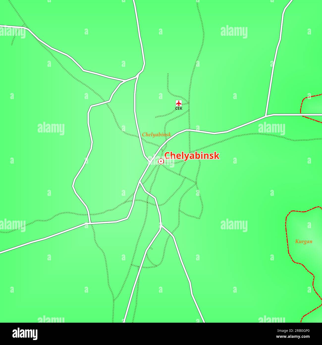 Chelyabinsk map hi-res stock photography and images - Alamy