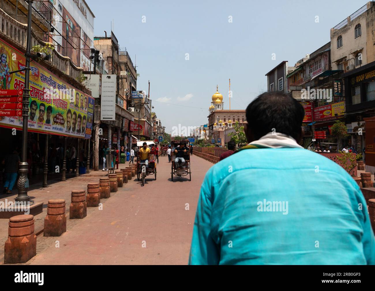 Old delhi rickshaw hi-res stock photography and images - Alamy