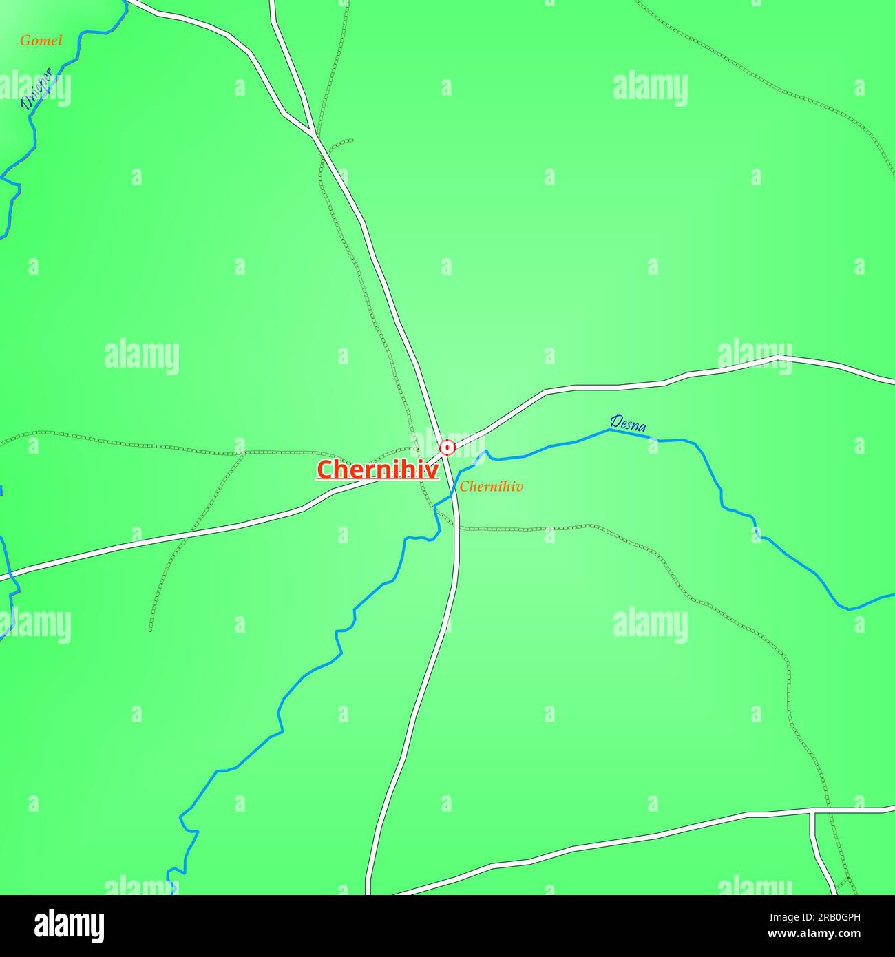 Chernihiv map hi-res stock photography and images - Alamy