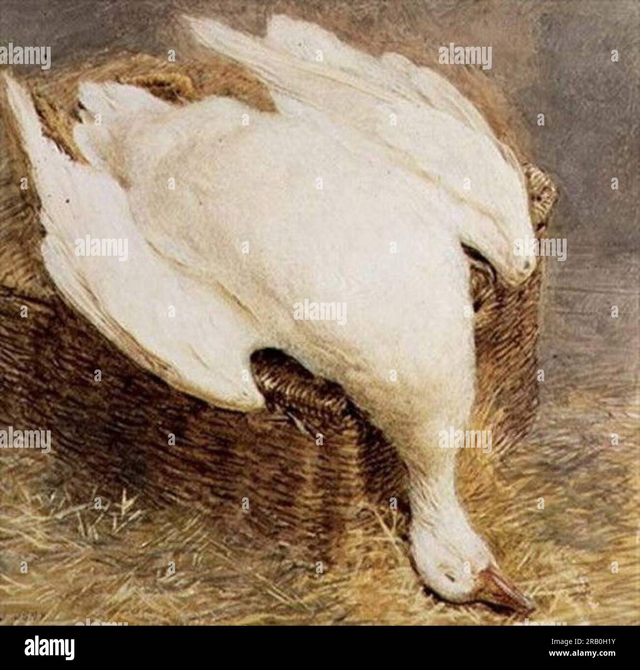 Still Life of a dead goose with a Basket 1835 by William Henry Hunt ...