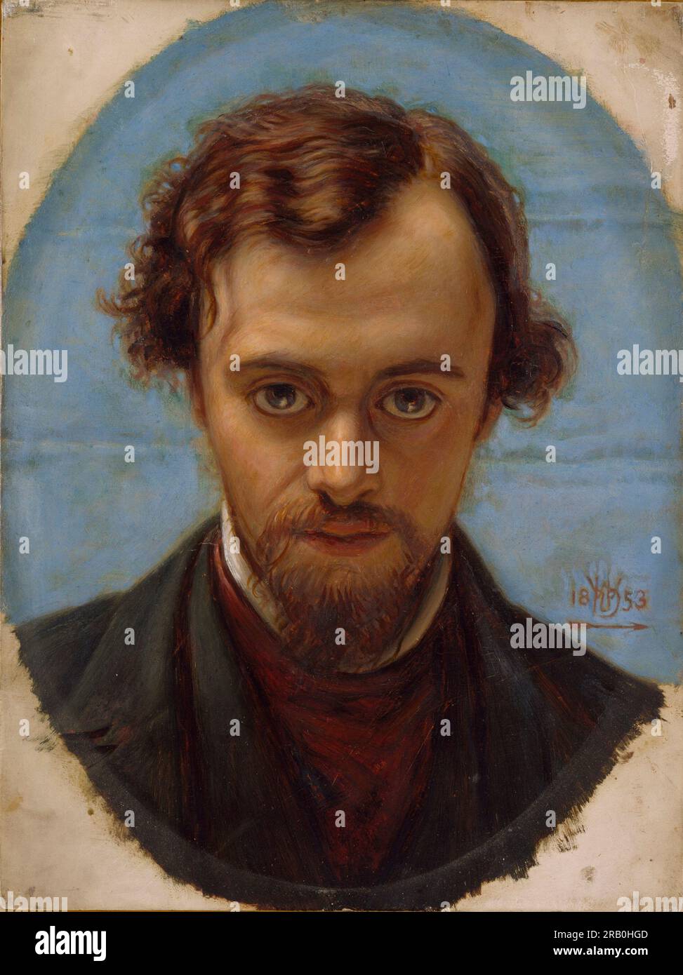 Dante Gabriel Rossetti Self Portrait