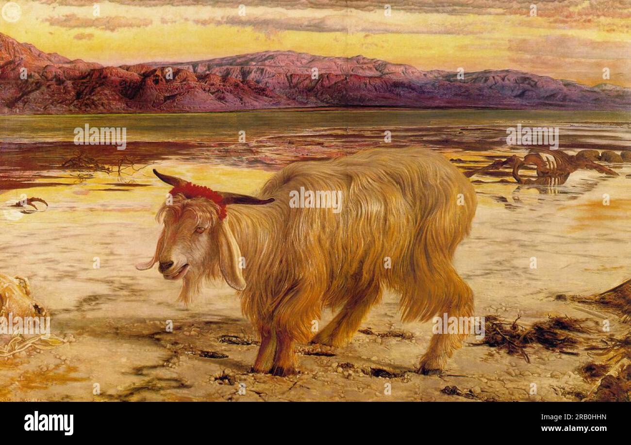 William holman hunt scapegoat hi-res stock photography and images - Alamy