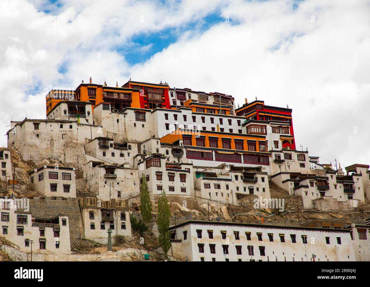 Thiksey monastery noted for its resemblance to the Potala Palace ...