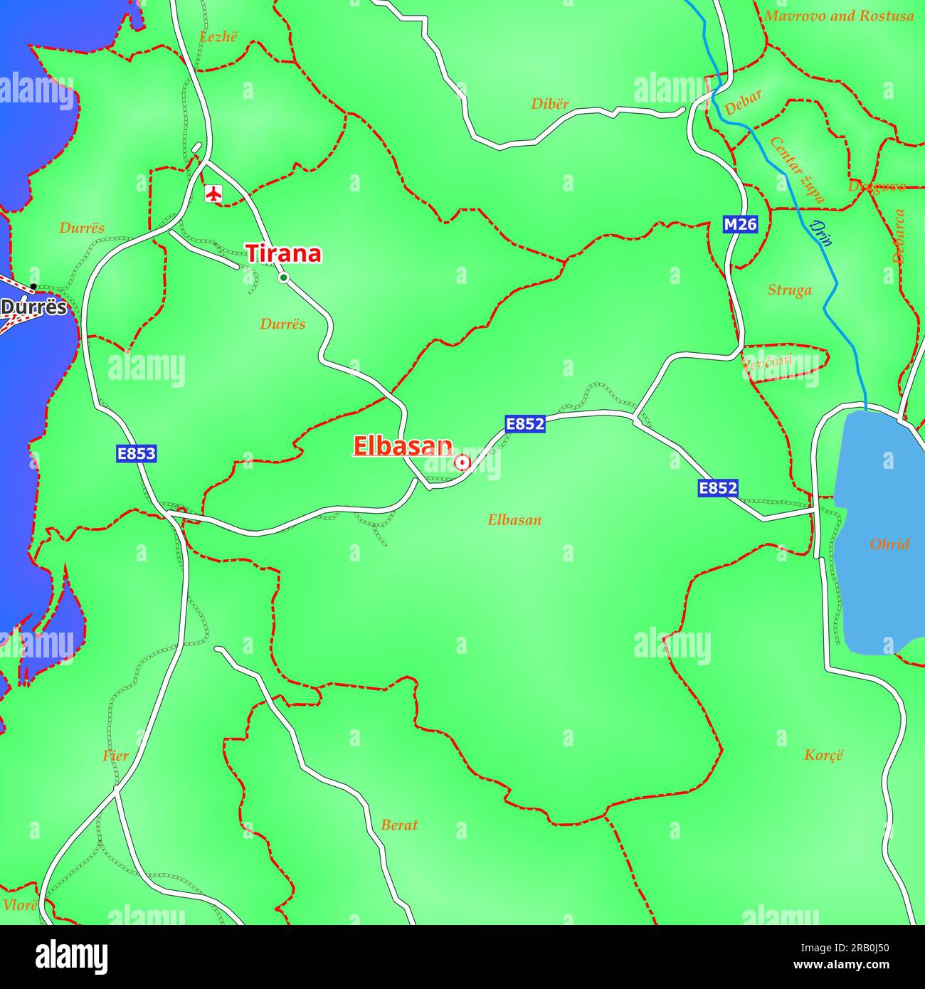 Elbasan city hi-res stock photography and images - Alamy