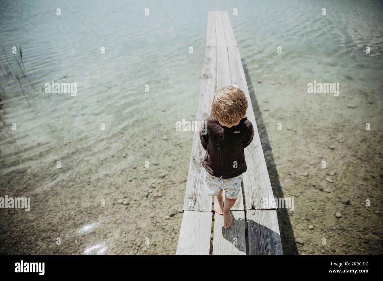 Walking on a jetty hi-res stock photography and images - Alamy