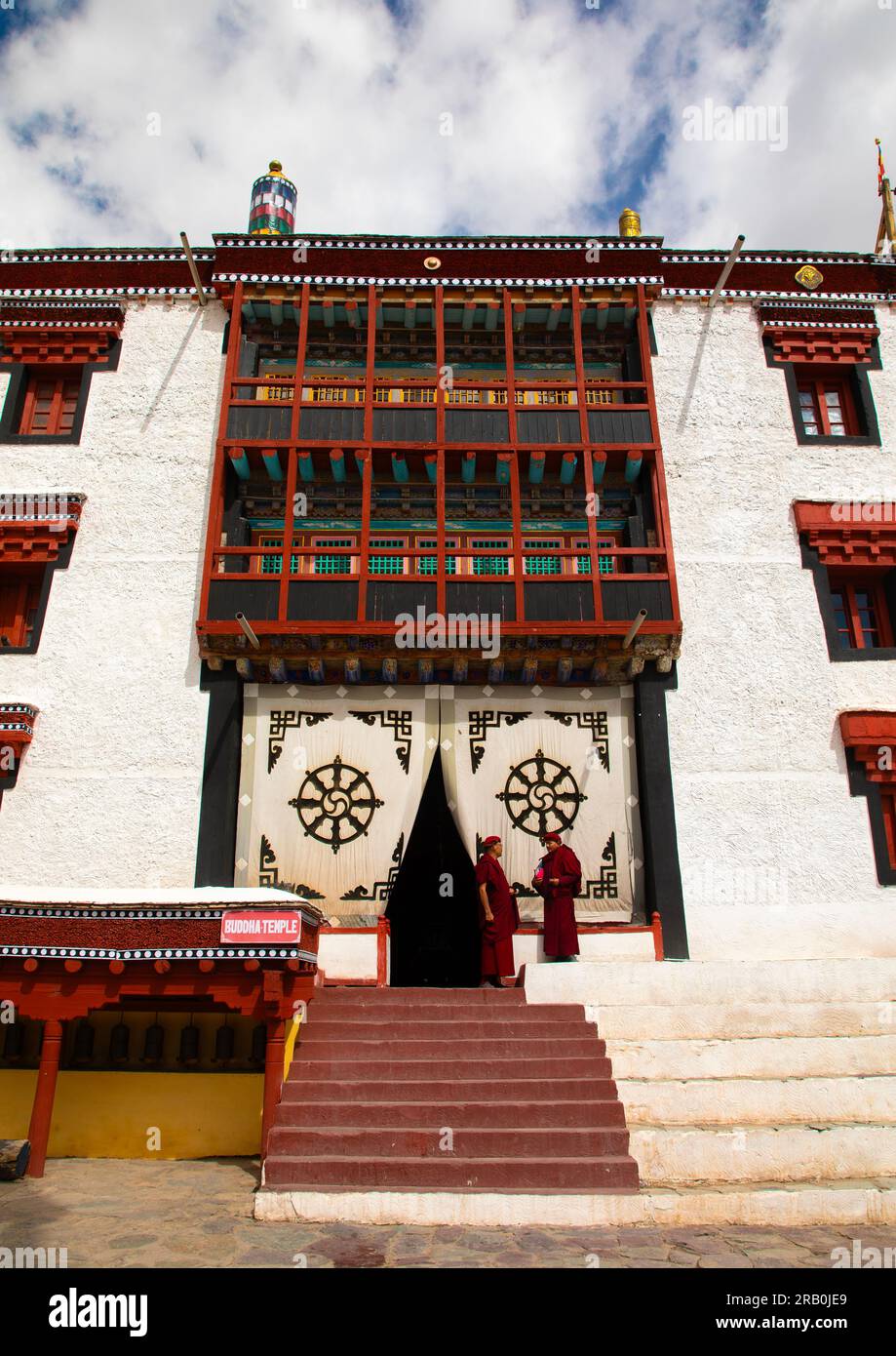 Lamas in Hemis monastery, Ladakh, Hemis, India Stock Photo - Alamy