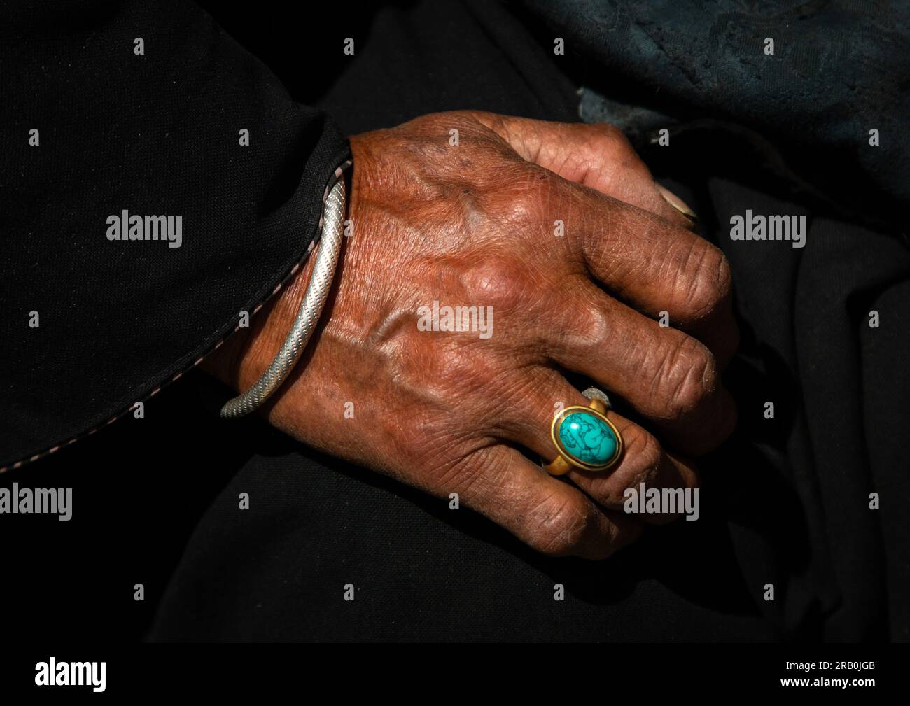 Buddhist hand detail, Ladakh, Khalatse, India Stock Photo - Alamy