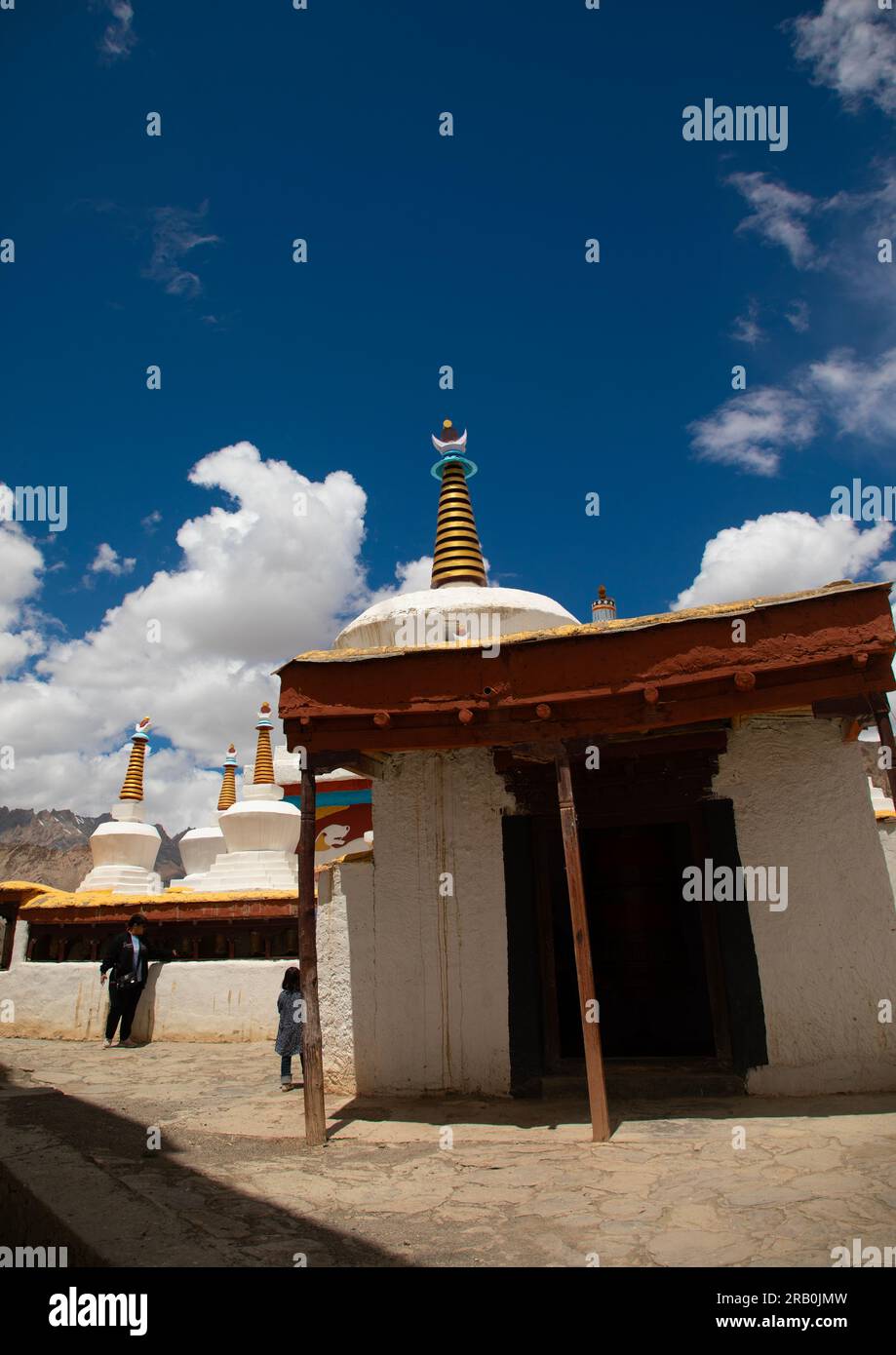 Stupas in Lamayuru Monastery, Ladakh, Khalatse, India Stock Photo - Alamy