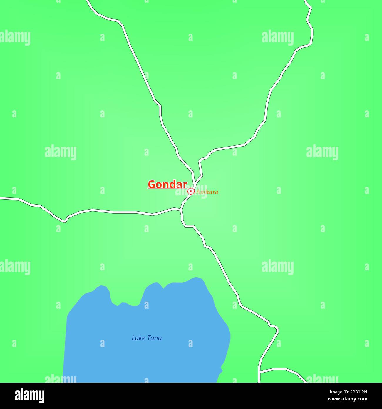 Gondar Map