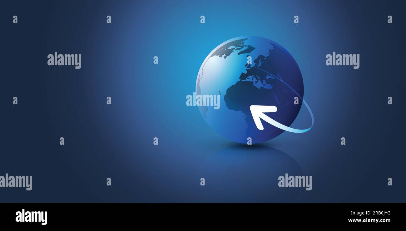 Earth Globe Design - Global Business, Technology, Globalisation Concept ...