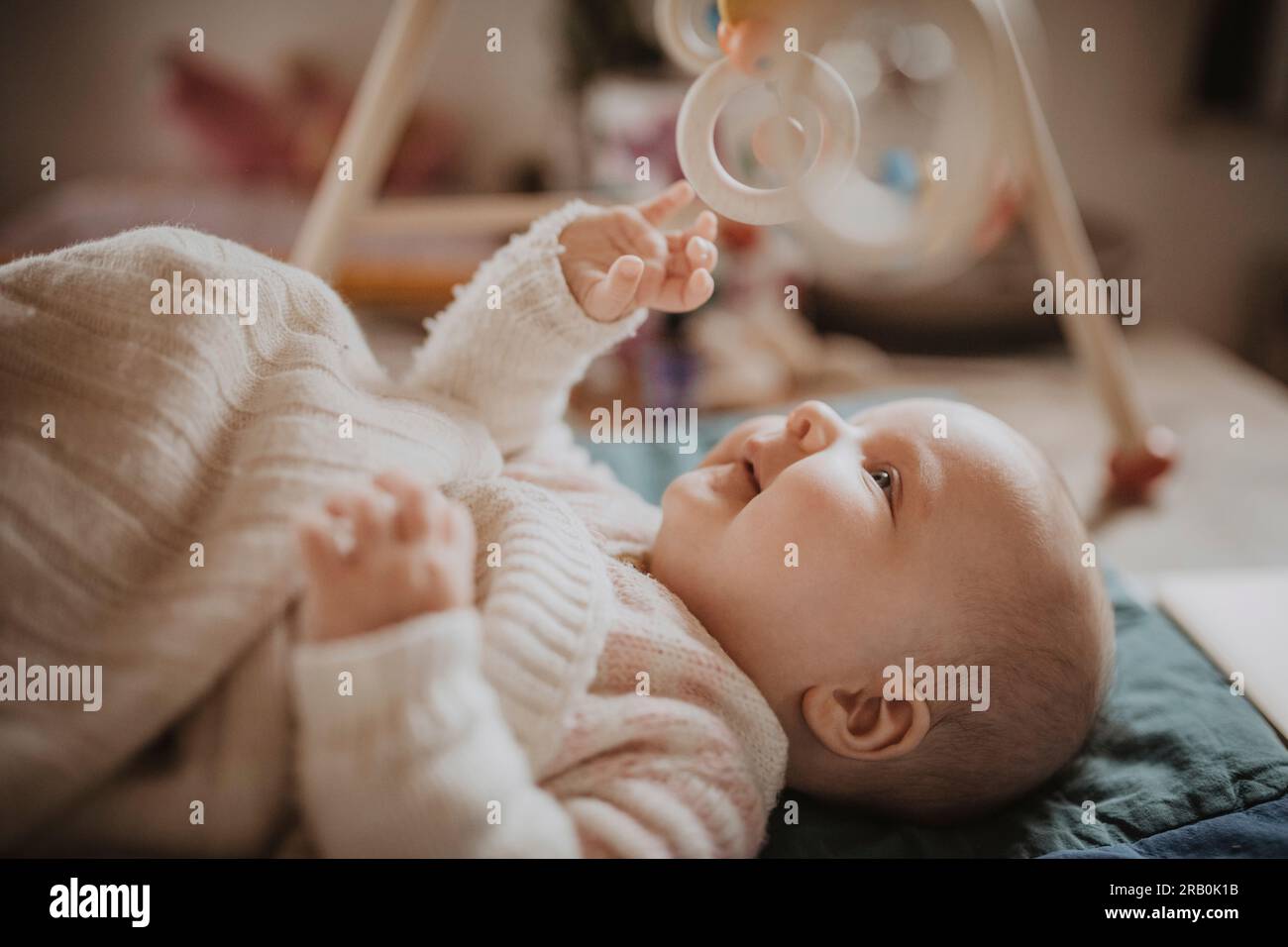 Baby on the floor hi-res stock photography and images - Alamy
