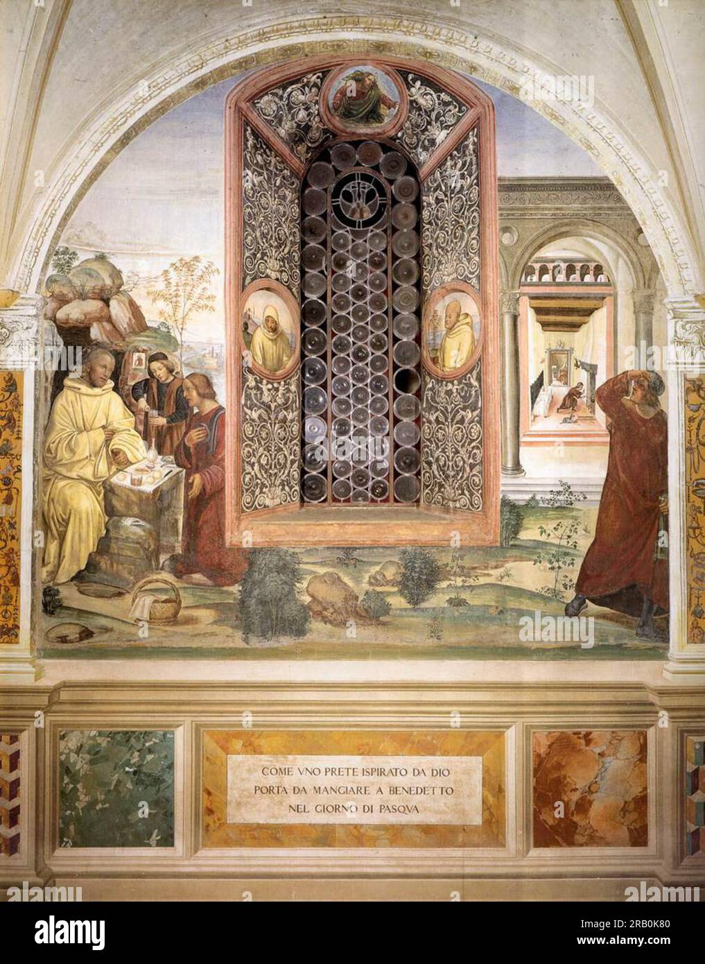 Life of St Benedict, Scene 6. A Priest Shares His Easter Meal with ...
