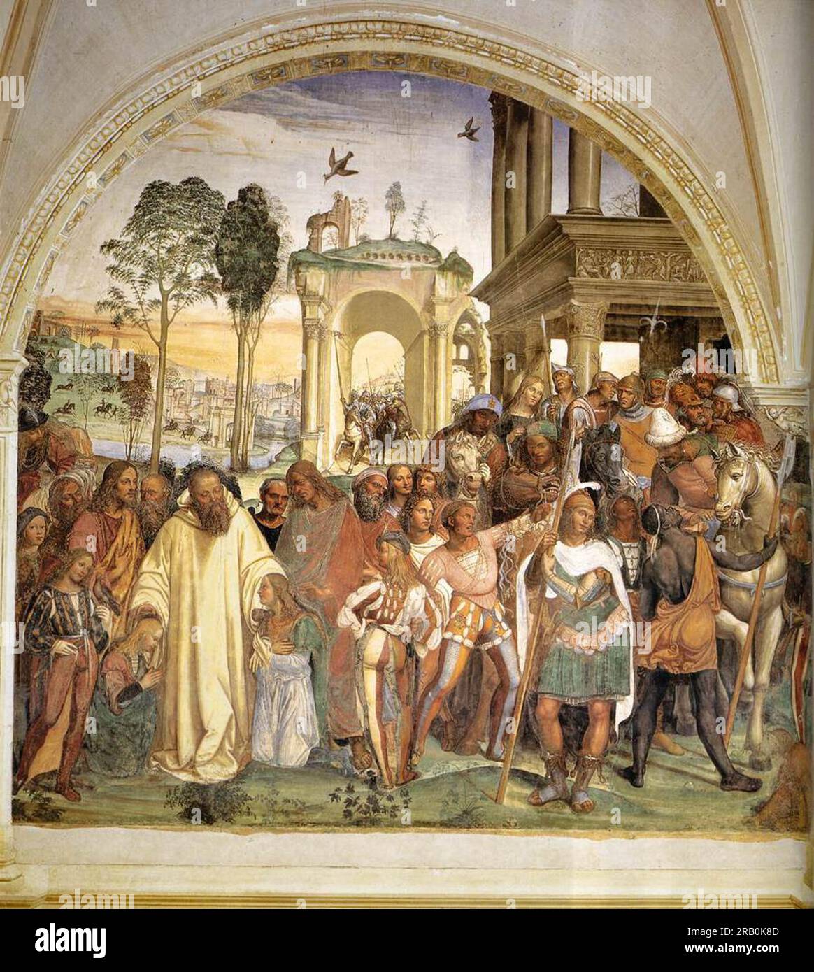 Life of St Benedict, Scene 12. Benedict Receives Maurus and Placidus ...