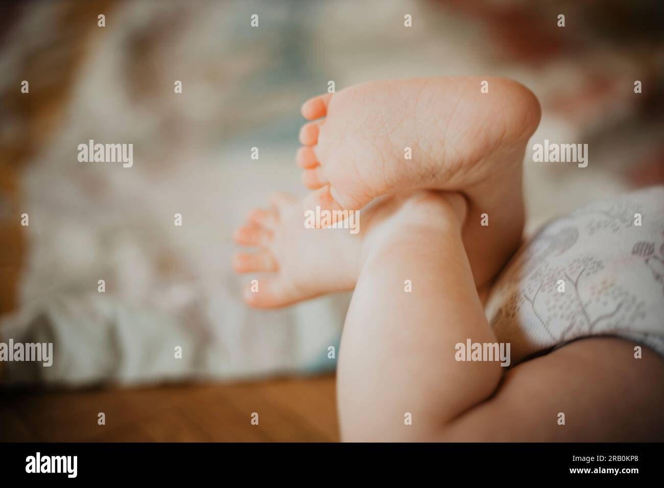 Baby feet - close up Stock Photo - Alamy