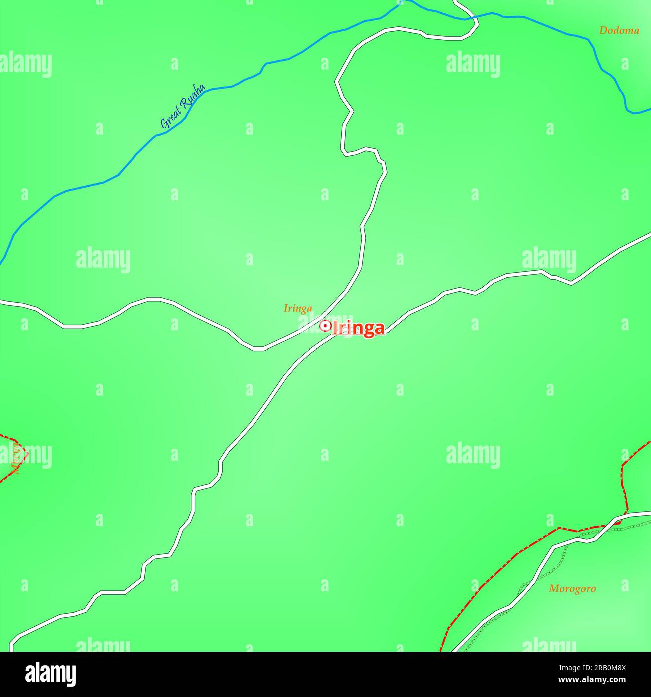 Tanzania maps hi-res stock photography and images - Alamy