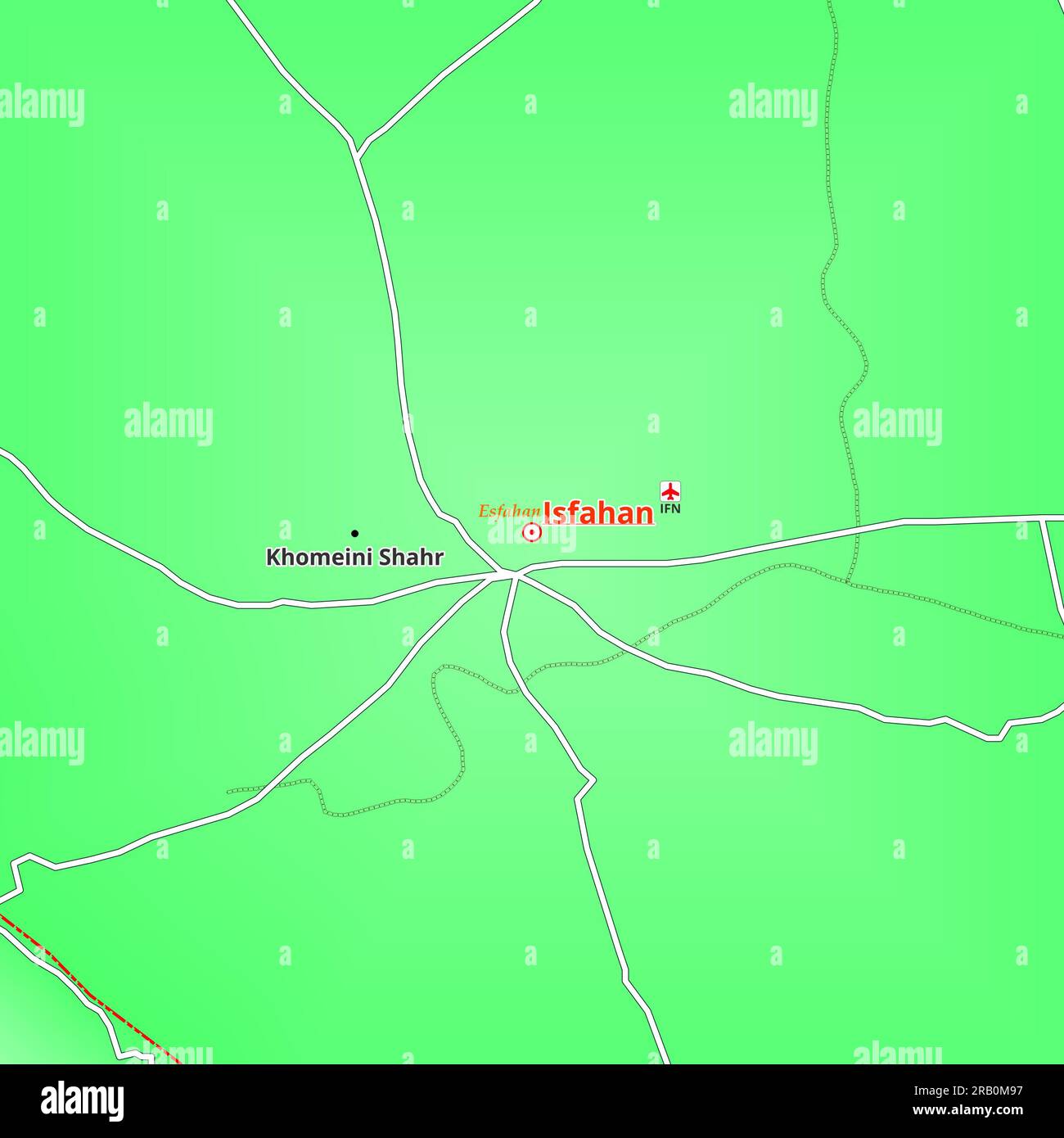 Isfahan map hi-res stock photography and images - Alamy