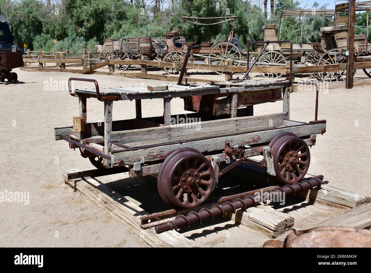 Borax Museum Furnace Creek, Death Valley National Park, California, USA ...