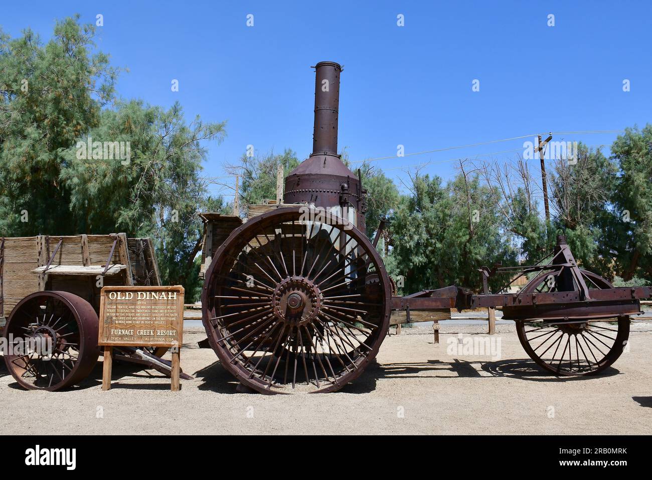 Borax Museum Furnace Creek, Death Valley National Park, California, USA ...
